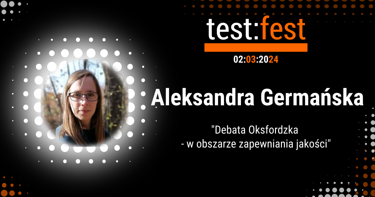 Aleksandra Germańska - test:fest